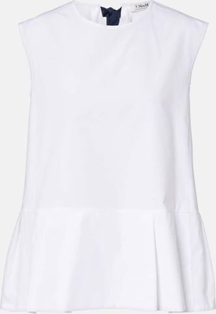 Max Mara Top Brava aus Baumwollpopeline