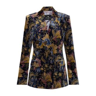 Etro Samt-Blazer - - Jackets - Damen - Mehrfarbig - S
