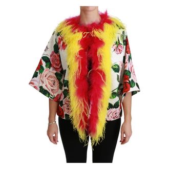 Dolce & Gabbana Jacket Cape - - Jackets - Damen - Mehrfarbig - S