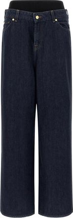 7 For All Mankind Femme, Jeans, Bleu, Taille: W24 Jean Large Bandes D&eacute;tendu