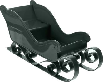 BESPORTBLE Klassische Weihnachts Schlitten Ornament Miniatur Schlitten Dekoration zum Aufh&auml;ngen Am Baum Kunststoff Christbaumschmuck f&uuml;r Weihnachtsdeko und Party