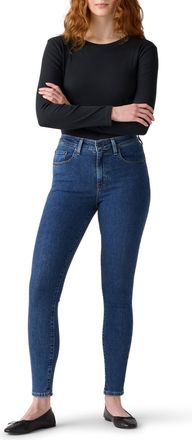 Levi's Damen 721 High Rise Skinny Lightweight Jeans Triangle Exploration Blue 26 28