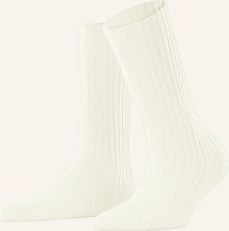 Falke Str&uuml;mpfe Cosy Wool Boot Mit Merinowolle weiss
