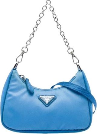 Prada Pre-owned Vintage Satchel - - Pre-owned - Damen - Blau - ONE SIZE
