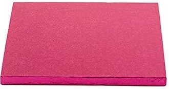 Decora 0931804 QUADRATISCHE TORTENPLATTE Fuchsia cm 25X25X1,2 H
