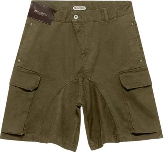 J.W.Anderson Homme, Shorts, Vert, Taille: W34 Twisted Workwear Shorts