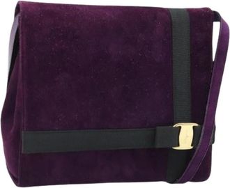 Ferragamo Sac port&eacute; &eacute;paule Pre-owned - Femme - Pre-owned - Violet - Taille: ONE Size