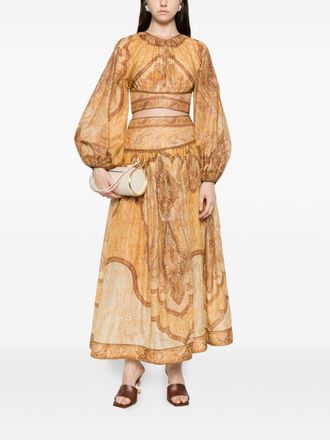Zimmermann Wanderlust Blouse - Mustard