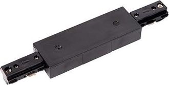 Lucide Lucide TRACK Mitteleinspeiser - 1-Phasen Stromschiene/Schienensystem - Doppelt - Schwarz (Verlängerung)