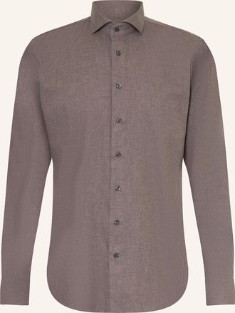 Profuomo Profuomo Hemd Slim Fit braun