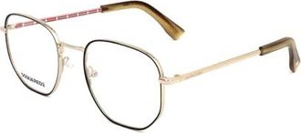 Dsquared2 Dsquared D2 0054 Lunettes de soleil, RHL/20 Gold Black, 52, Rhl/20 Or Noir, 52