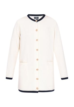 Dreimaster Dreimaster Strickjacke Frauen cremefarben
