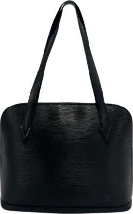 Louis Vuitton Pre-owned Sac cabas Lussac en cuir Epi - Femme - Pre-owned - Noir - Taille: ONE Size