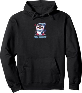 BDAZ Yay Winter S&uuml;&szlig;er Pinguin f&uuml;r Damen und M&auml;dchen Pullover Hoodie