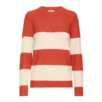 Ichi Ihedeen LS Strik - - Knitwear - Damen - Mehrfarbig - XL