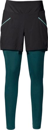 Vaude Womens Crana ZO Pants - Zip Off Hose Damen zum Wandern und Biken, schmutz- und wasserabweisend