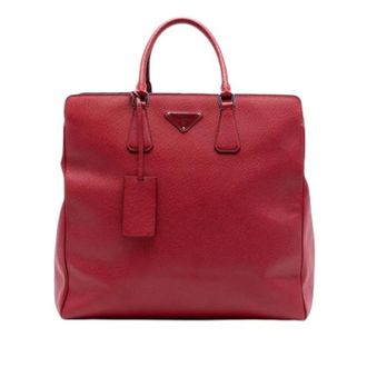 Prada Pre-owned Vintage Satchel - Femme - Pre-owned - Rouge - Taille: ONE Size