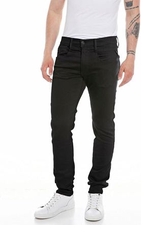 Replay Herren Jeans Anbass Slim-Fit Hyperflex Forever Dark mit Stretch, Black 098 (Schwarz), 29W / 32L
