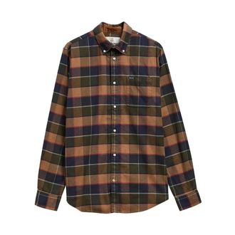 Barbour Chemise Valley Coupe Ajust&eacute;e Manches Longues - Homme - Chemises - Vert - Taille: L