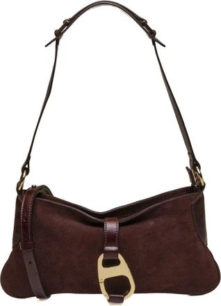 My Best Bags Firenze Sac hobo port&eacute; &eacute;paule - Femme - Sacs - Brun - Taille: ONE Size