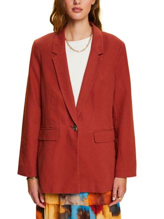 Esprit Damen 043EE1G303 Blazer, 805/TERRACOTTA, 36