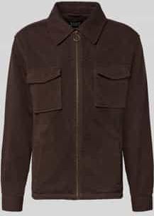 Scotch & Soda Regular Fit Hemdjacke mit Strukturmuster