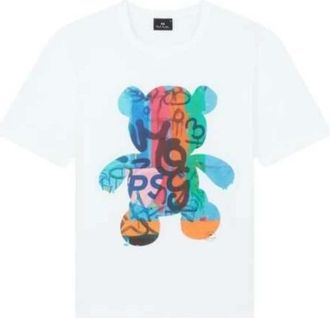 Paul Smith Homme, Tops, Multicolore, Taille: 2XL Teddy Multi T-Shirt