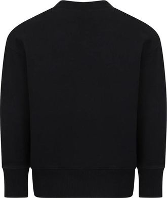 Palm Angels Logo-Embroidered Cotton Jersey Sweatshirt - Black