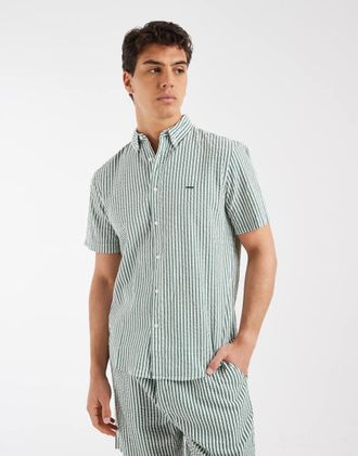 Levi's Authentic - Chemise densemble &agrave; manches courtes et rayures - Vert
