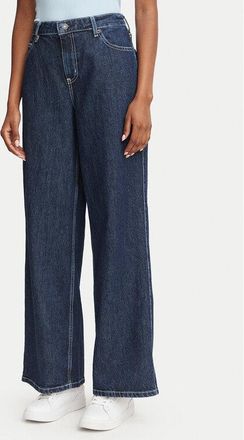 Guess Jeans W6YA01 D1178 Dunkelblau Wide Leg