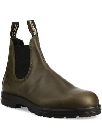 Blundstone bottines en cuir à empiècements élastiqués - Vert