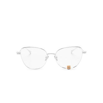 Yvmin Paradise Flocked-bear Cat-eye Glasses