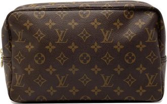 Louis Vuitton Clutches - Monogram Trousse Toilette 28 - Gr. unisize - in Braun - f&uuml;r Damen