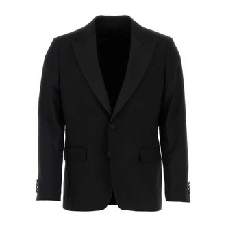 Etro Stretch Wollblazer - - Jackets - Herren - Schwarzk - L