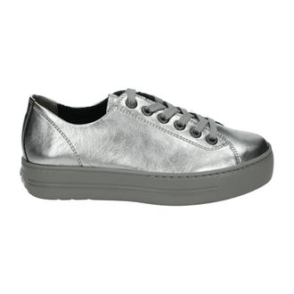 Paul Green Sportliche Niedrige Silberne Sneakers - - Shoes - Damen - Grau - 40 1/2 EU