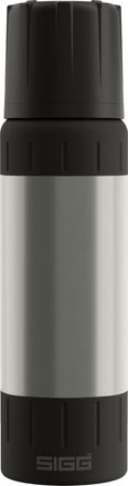 Sigg Isolierte Trinkflasche - Thermosflasche Alpine Star Brushed, mit Becher - 20 St. Heiß, 72 St. Kalt - Kompakt & Robust - Auslaufsicher - BPA-frei - Out