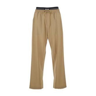 Msgm Braune Hose - - Trousers - Herren - Braun - S