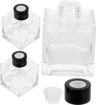 BESPORTBLE 3 St&uuml;ck Aromatherapie Glasflaschen &Auml;therische &Ouml;l Aufbewahrungsflaschen Aromadiffusor Duft&ouml;l Beh&auml;lter f&uuml;r Zuhause B&uuml;ro Spa Bruchsicher Stilvoll Praktis