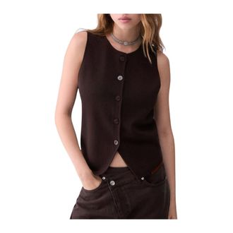Liu Jo Femme, Vestes, Brun, Taille: 42 FR Punto Sweater Cf6006 Ms55N
