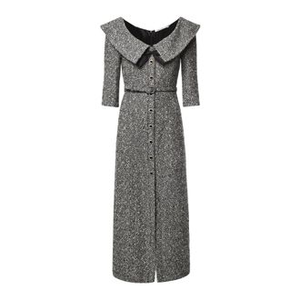 Alessandra Rich Midi Kleider - - Dresses - Damen - Grau - S