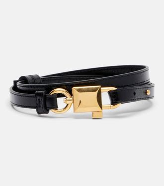 Dolce & Gabbana G&uuml;rtel Lock aus Leder