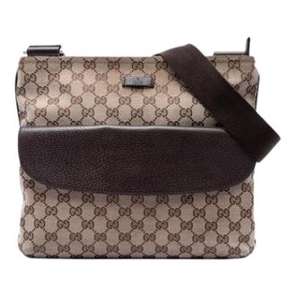 Gucci Pre-owned Vintage Canvas Crossbody Bag - - Pre-owned - Damen - Braun - ONE SIZE