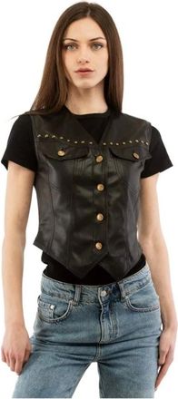 Moschino Femme, Vestes, Noir, Taille: 36 FR Vest