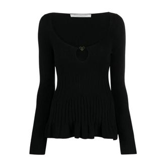 Philosophy di Lorenzo Serafini Schwarzes Strickoberteil - - Knitwear - Damen - Schwarzk - XS