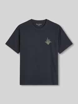Marc O'Polo Loose Fit T-Shirt aus reiner Baumwolle mit R&uuml;cken-Motiv-Print