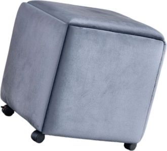 Generic 5-in-1-stapelbare quadratische Ottoman-Hocker, Kombinationssitze for kleine R&auml;ume, for die Nutzung im Spielzimmer, im Lernb&uuml;ro, im Innenhof, im Garten