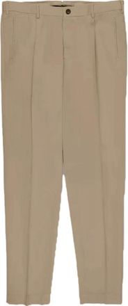 Incotex Homme, Pantalons, Brun, Taille: M Chinos &agrave; Pinces R&eacute;guliers