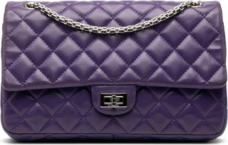 Chanel Hobo Bags - Quilted Lambskin Reissue 2.55 Double Flap 226 - Gr. unisize - in Orange - f&uuml;r Damen