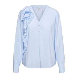 &Co Woman Damen, Blusen & Hemden, Blau, 2XLGr&ouml;&szlig;e