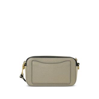 Marc Jacobs Womens Crossbody Bag The Snapshot Saffiano Leather Neutrals Calf Satchels & Cross Body